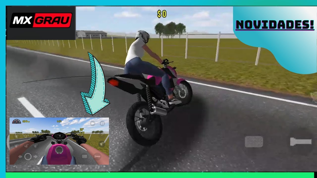 TESTEI OS NOVOS SITEMAS DO NOVO JOGO DE MOTOS ESTILO MX GRAU - YouTube