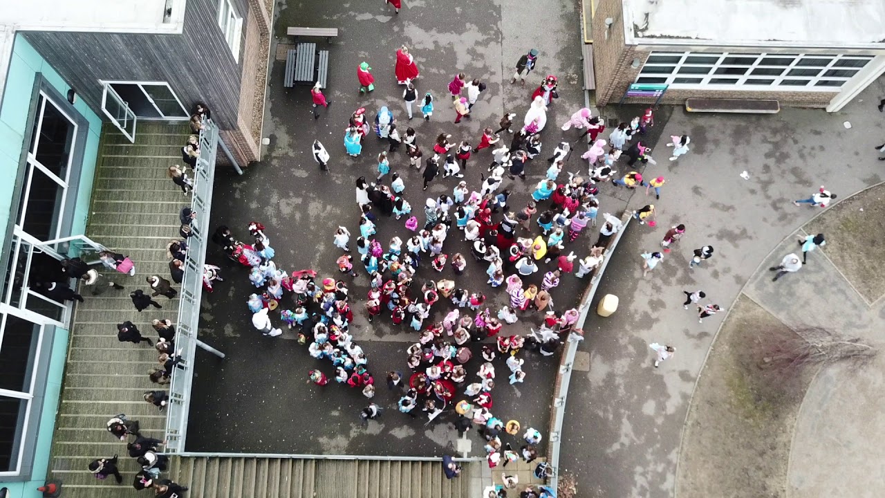 Northfleet School for Girls - World Book Day 2018 // Drone Footage ...