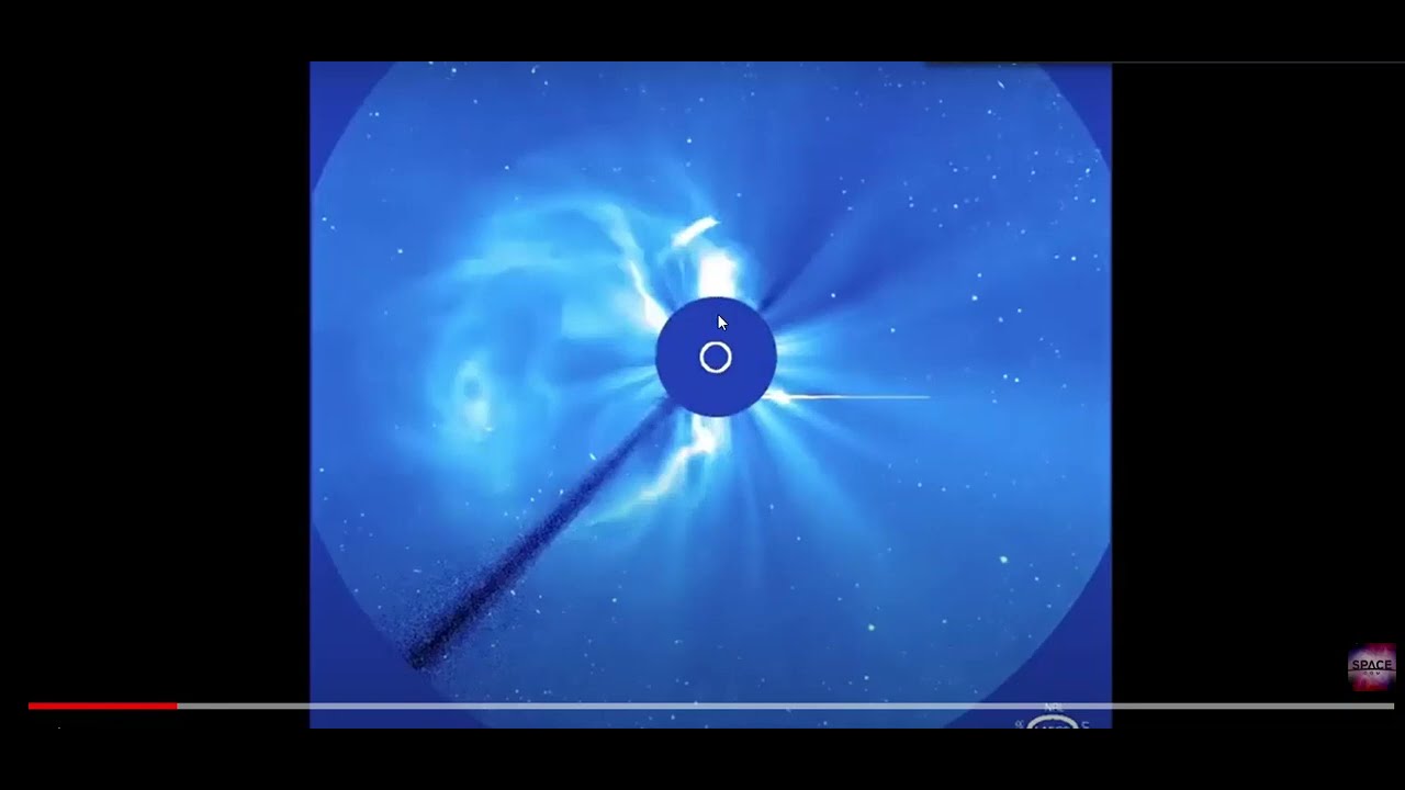 Comet 96P /Machholz possible interaction with Sun ! - YouTube