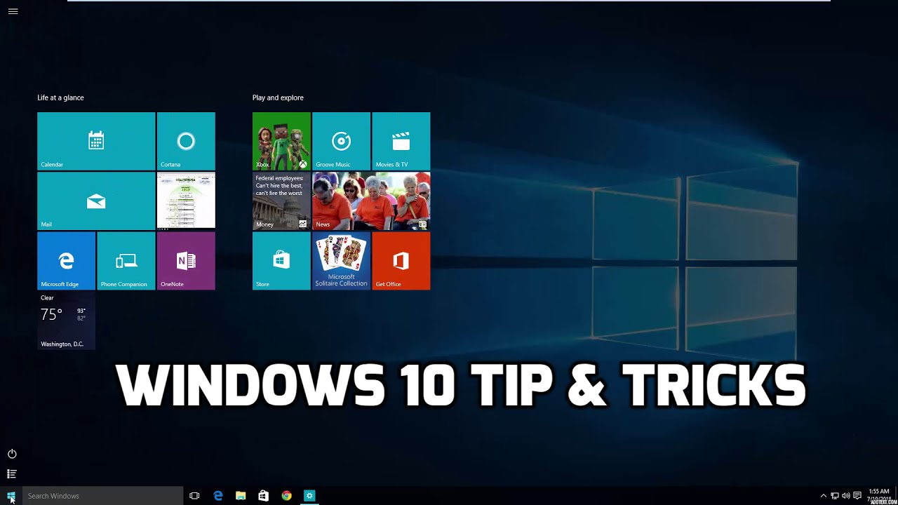 Windows 10 Tip & Tricks - YouTube