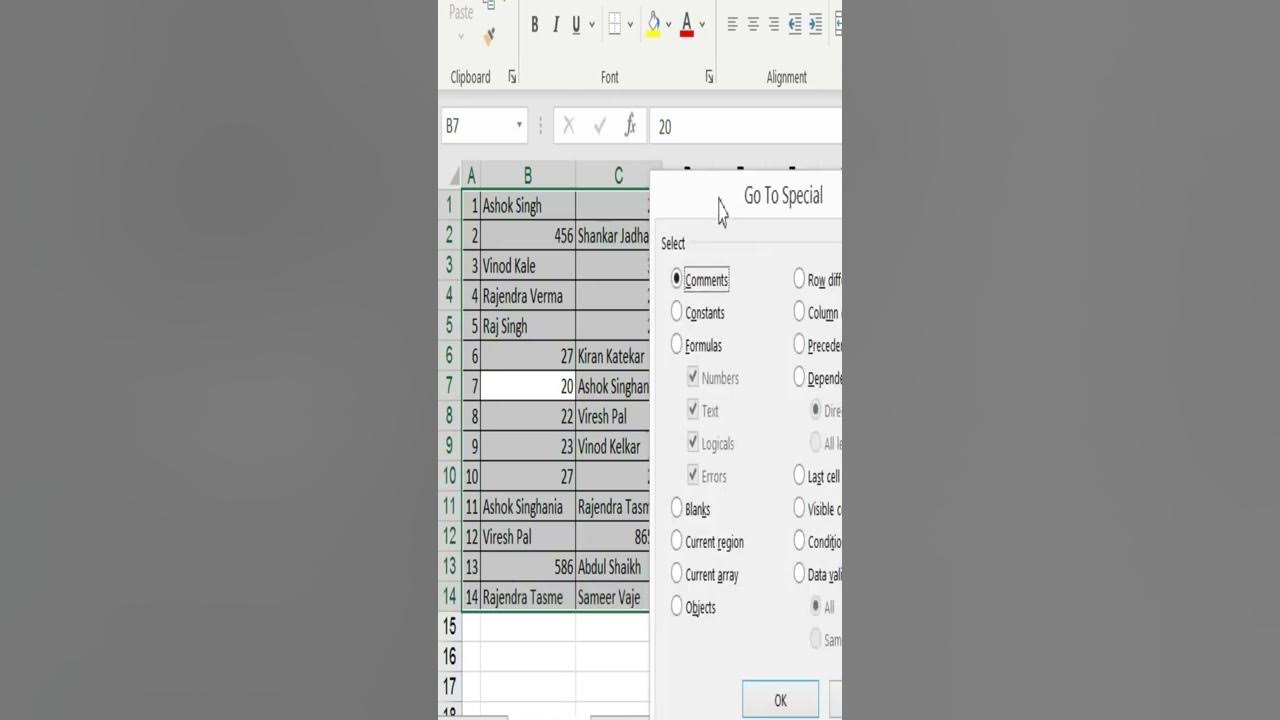 shorts How Select Only Text In Excel YouTube shorts-how-select-only-text-in-excel-youtube