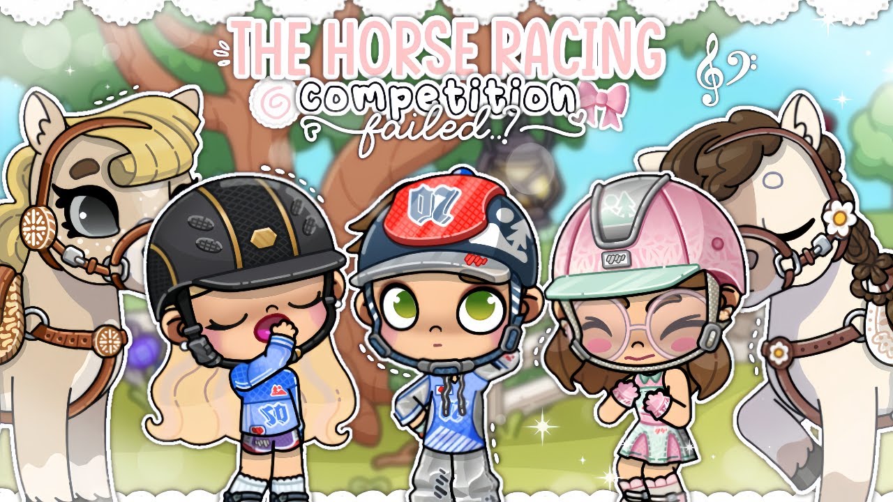 THE HORSE RACING COMPETITION *FAILED..?*🐎💭 || *VOICED🔊* || AVATAR WORLD ...