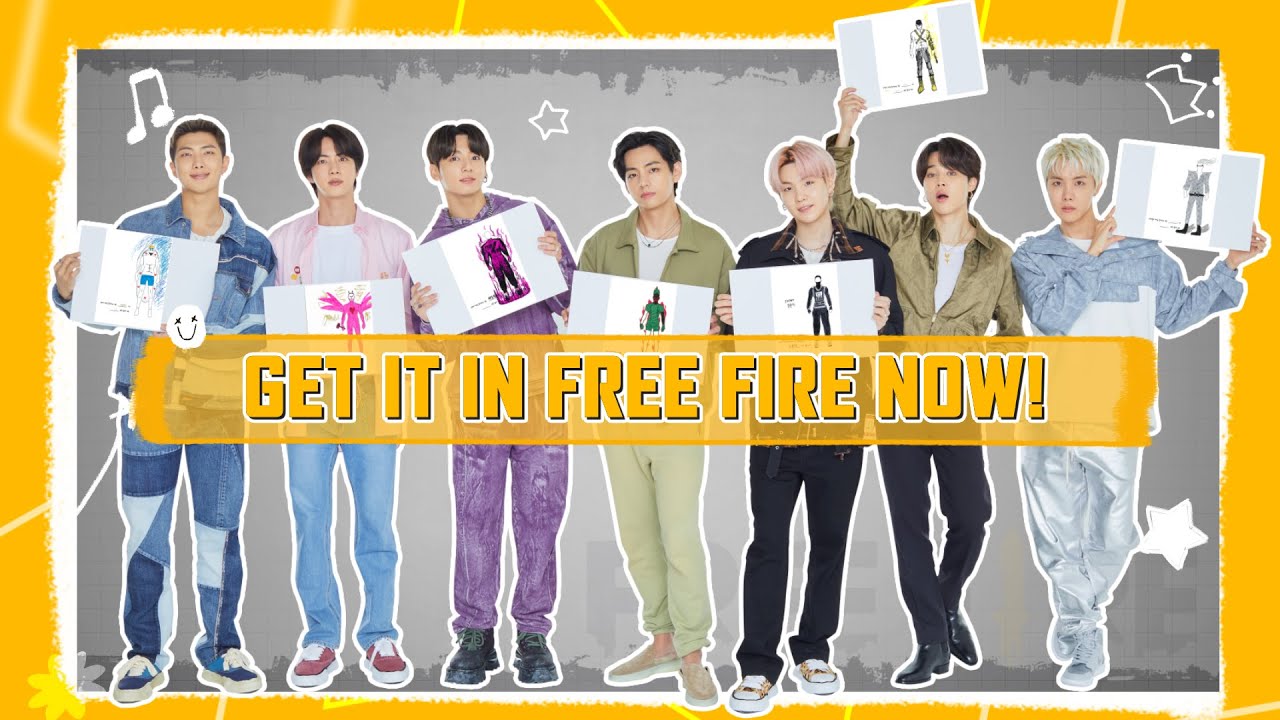 BTS Outfits | From Manuscript to Final Design! 💜 | Free Fire X BTS ...
