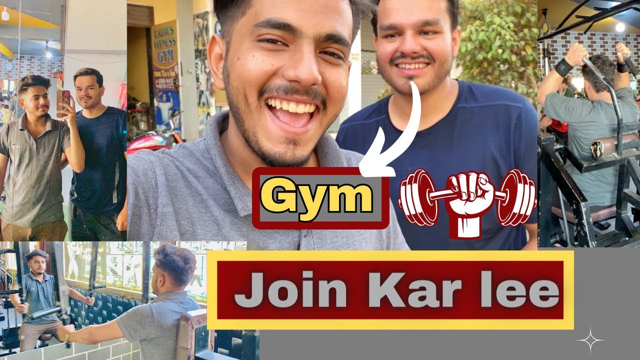 Gym join kar lee 🏋️ Mneyy or Chachu umair nayy 😍💪 | 1st Day at Gym 😮‍💨 ...