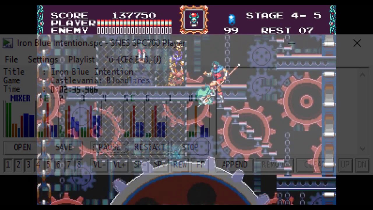 Castlevania Bloodlines: Iron Blue Intention (Stage 4) (SNES Arrange ...