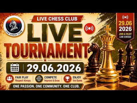 🔴 • 😮 One Blunder Changed the Whole Game! ♟️🔥 | Live Chess Club | 29 June 2026 ♟️🏆
