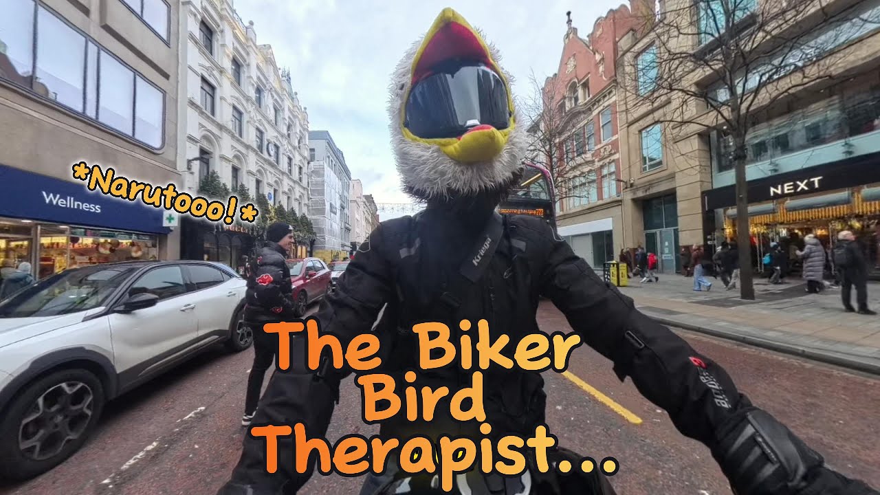 The Biker Bird Therapist... lol | Motovlog 41 - YouTube