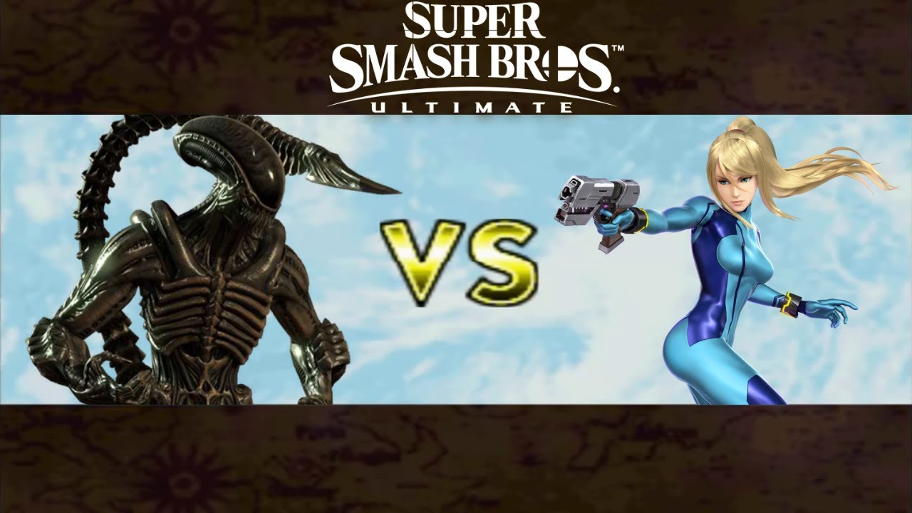 Mii Battle Ultimate: Alien (Xenomorph) vs. Zero Suit Samus - YouTube