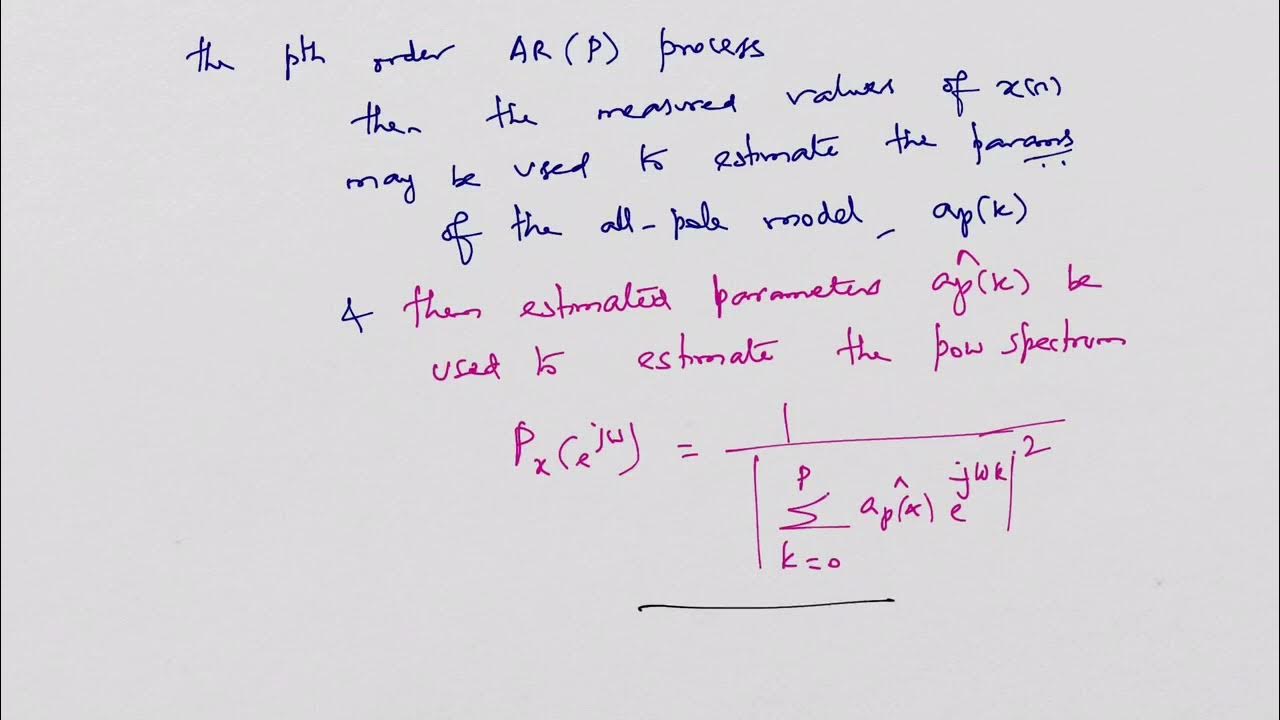 Non parametric spectrum estimation periodogram estimation - YouTube