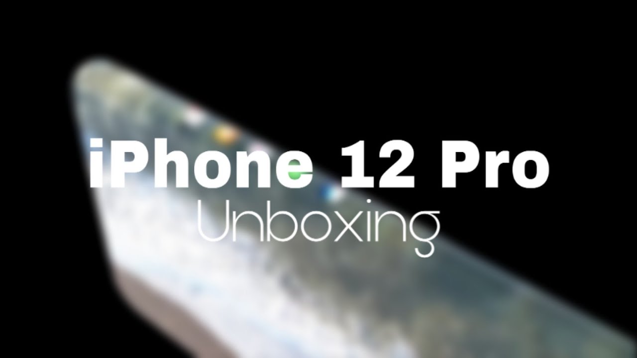 iPhone 12 Pro — Unboxing - YouTube