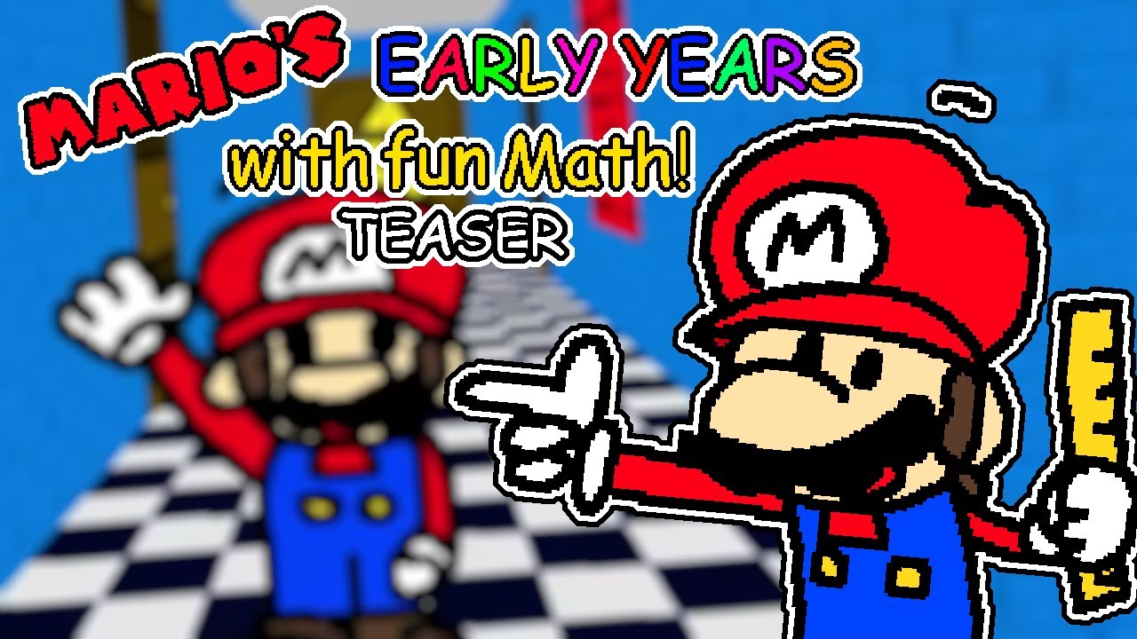 Mario's early years with fun Math! Teaser (Baldi's basics Mario mod ...