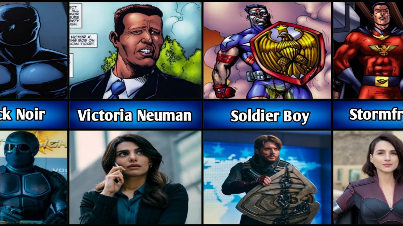 The Boys Characters: Comic vs TV Show - YouTube