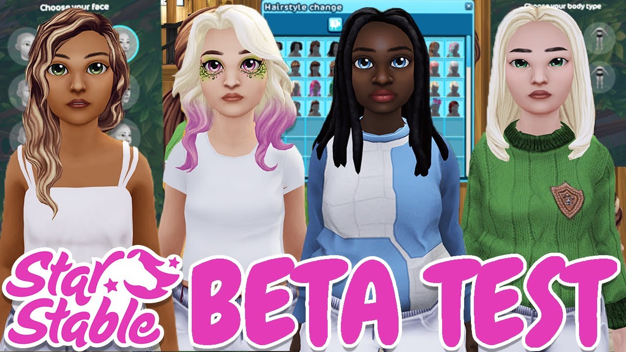 TRYING OUT *NEW PLAYER CHARACTERS* BETA TESTING IN STAR STABLE‼️ - YouTube