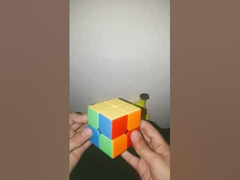 how to make checkerboard pattern on 2x2 cube - YouTube
