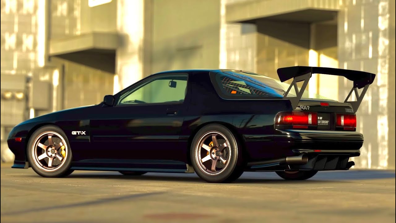 CRAZY Mazda RX7 on Tokyo Expressway - GRAN TURISMO 7 Cinematic Replay ...