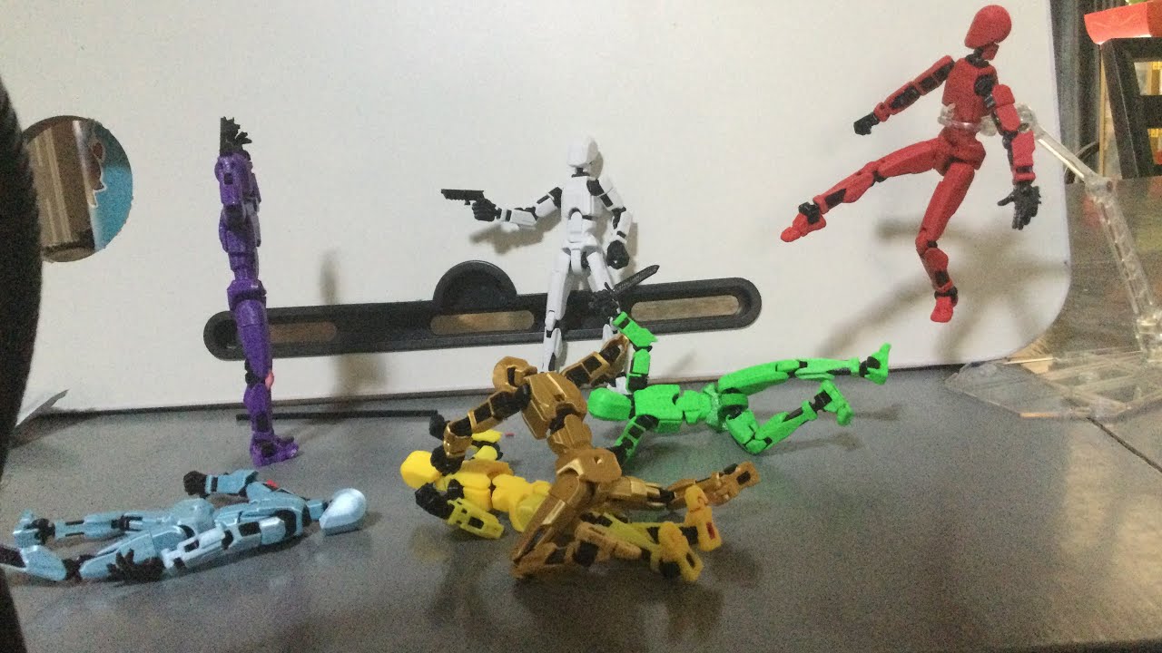 T13 big stop motion fight - YouTube