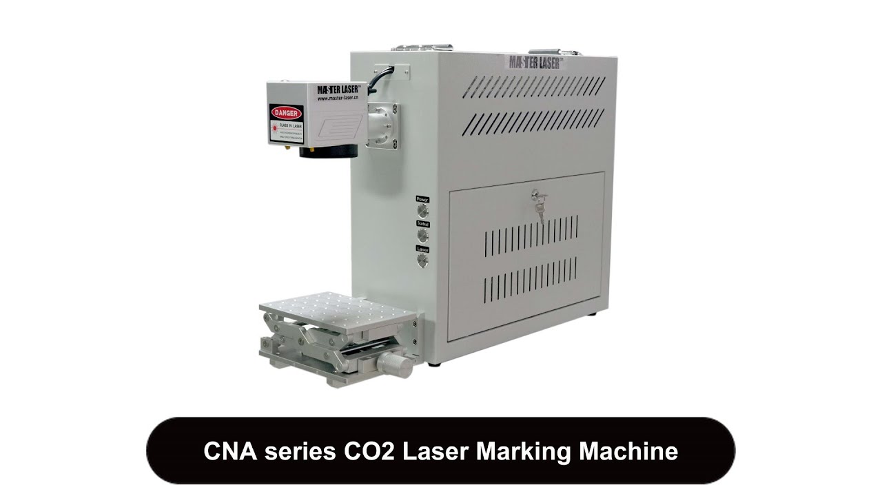 CNA series All in one type Compact CO2 Laser Marking Machine - YouTube