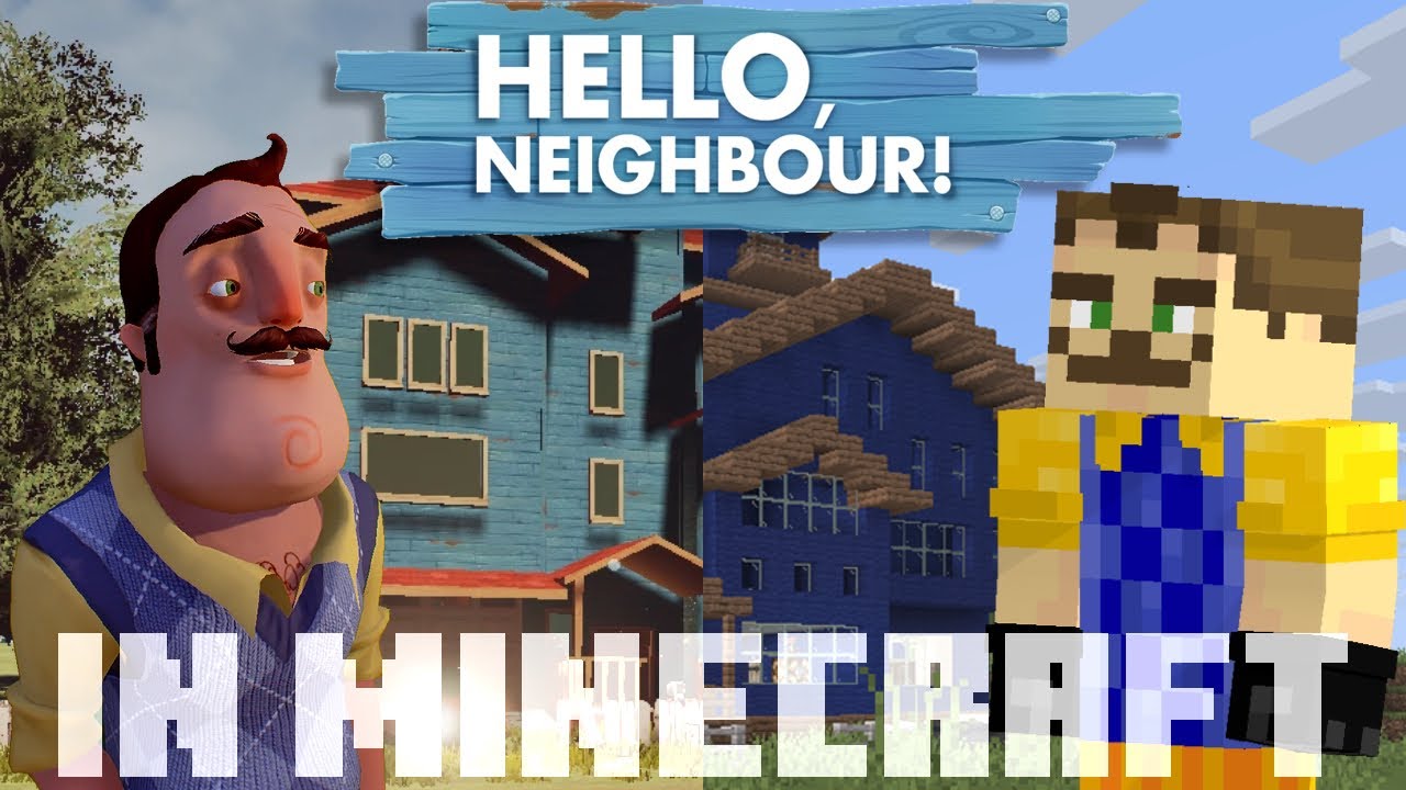 The Hello Neighbor (Pre-Alpha) House in Minecraft - YouTube