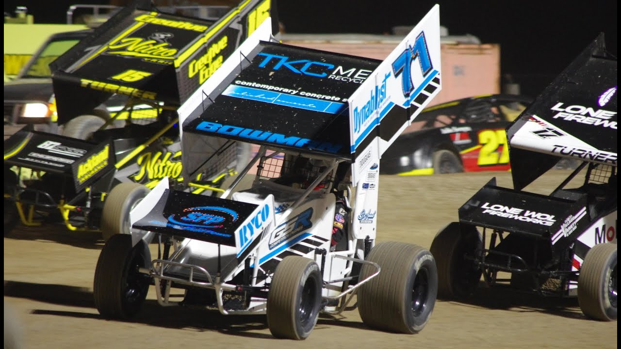360 sprint car 25 lap battle onboard with #71 Mike Bowman @Ohsweken ...
