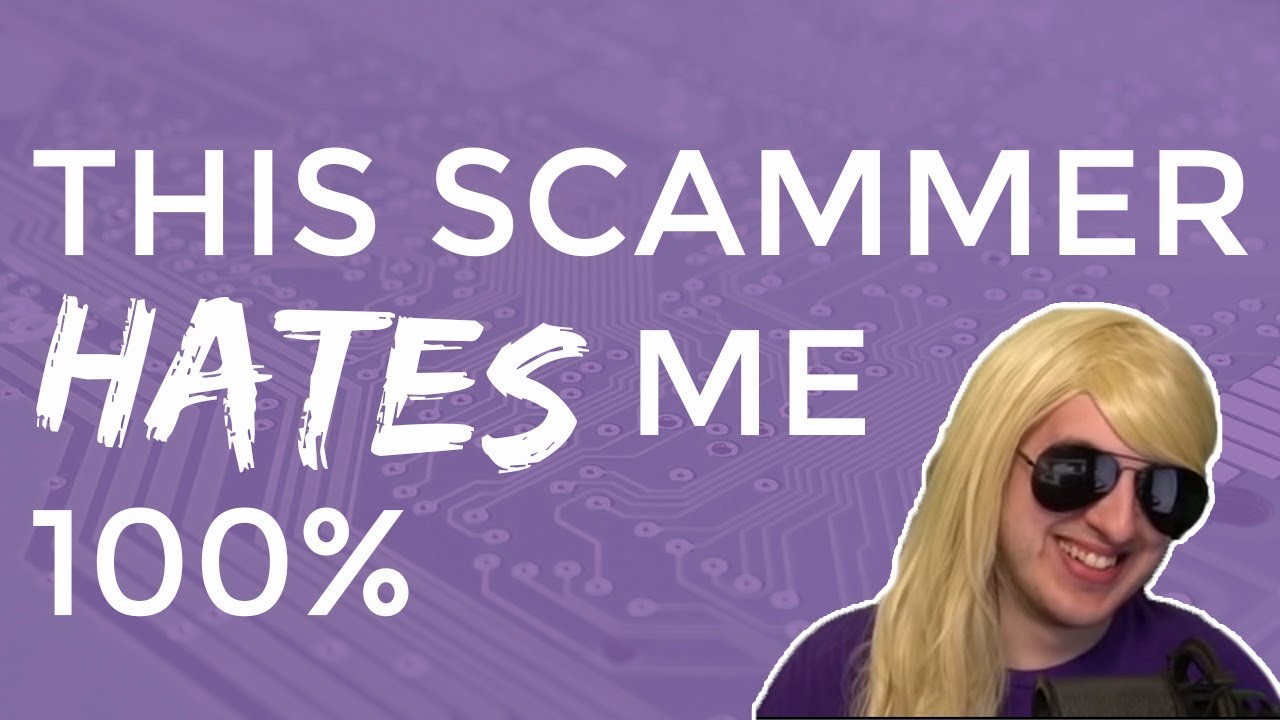This Tech Support Scammer Hates Me - YouTube