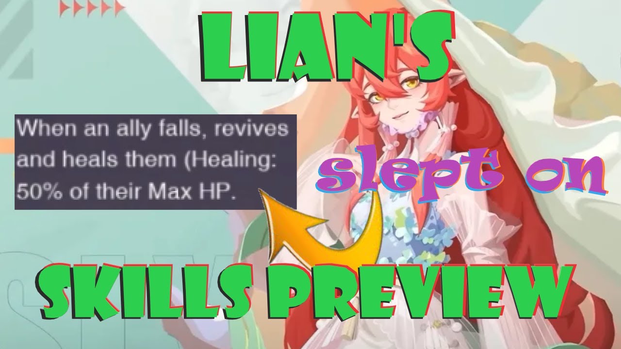 4 Turn Revive WITH 50% HP is Kind of Wild 🤨😯 | Lian's Skills preview ...
