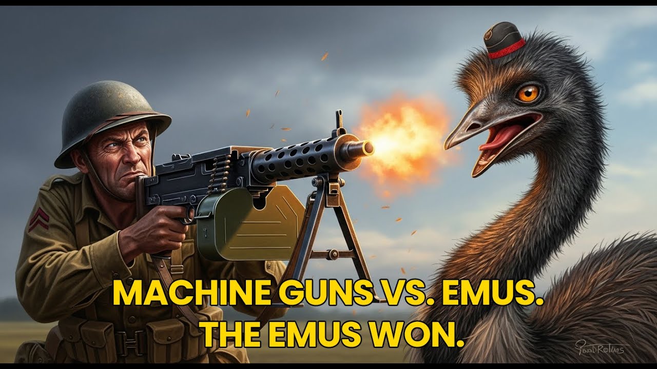 The Great Emu War: The War Australia Lost... to Birds #reelhistory # ...