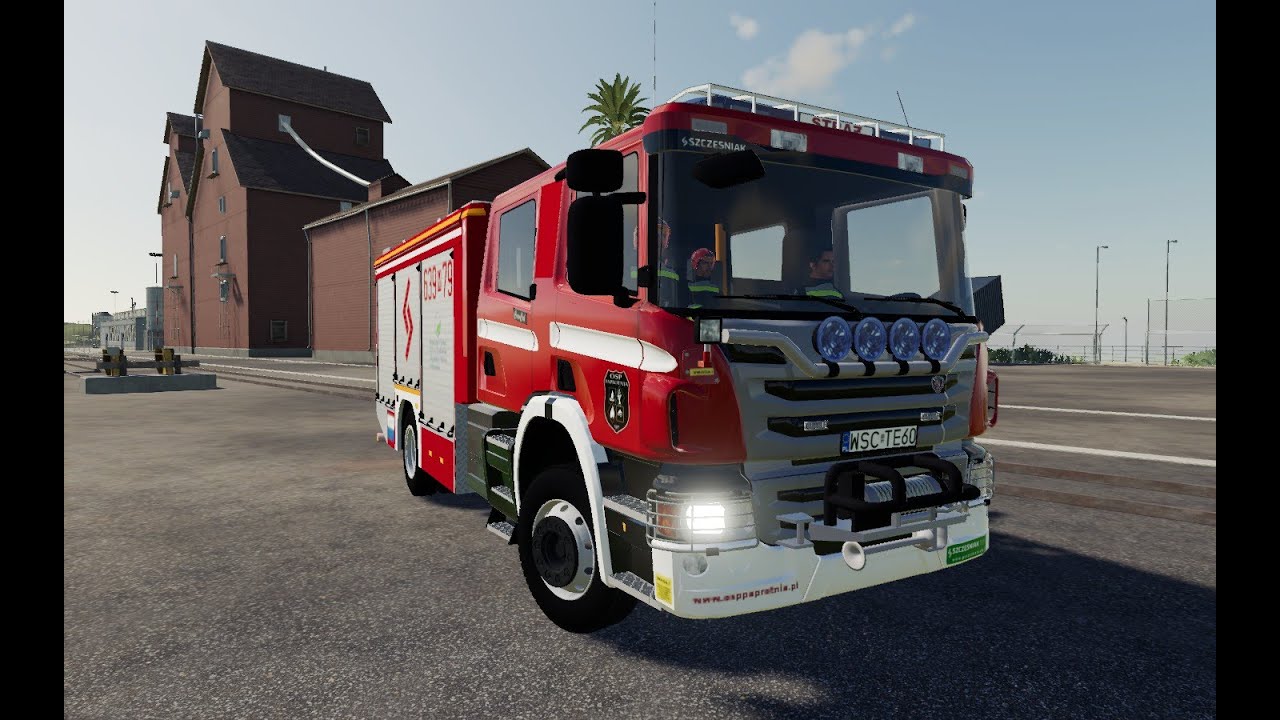 [FS19] DOWNLOAD Scania P370 GCBA - OSP Paprotnia - YouTube