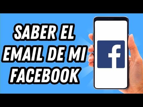 Como saber el email de mi Facebook (GUÍA COMPLETA) - YouTube