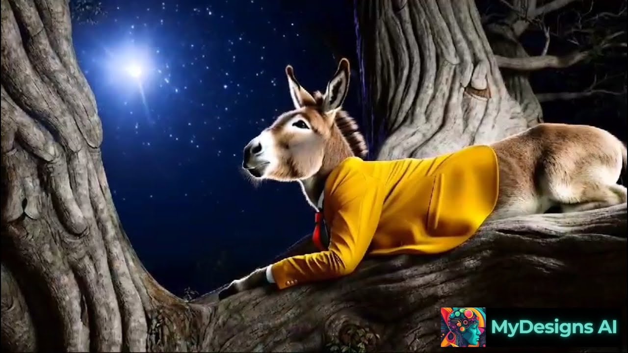 The yellow donkey run! | My Designs Aı - YouTube