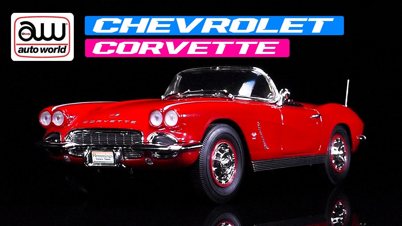 1962 Chevrolet Corvette Convertible Honduras Maroon Metallic 1/18 ...