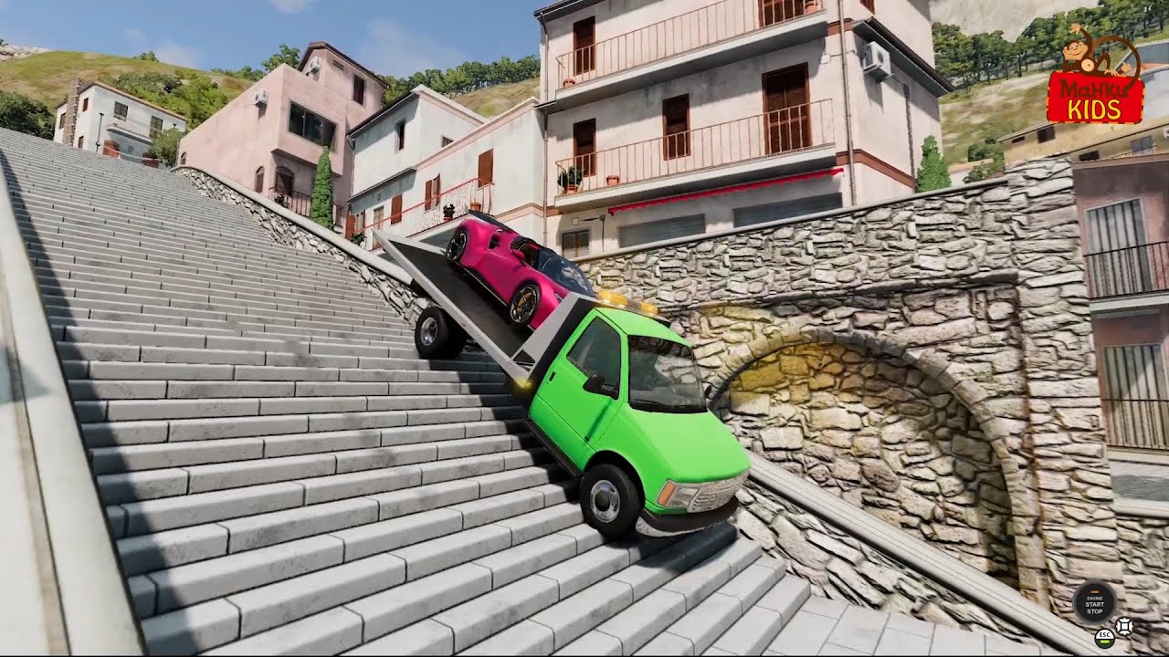 Cars vs Physics - BeamNG Drive - YouTube