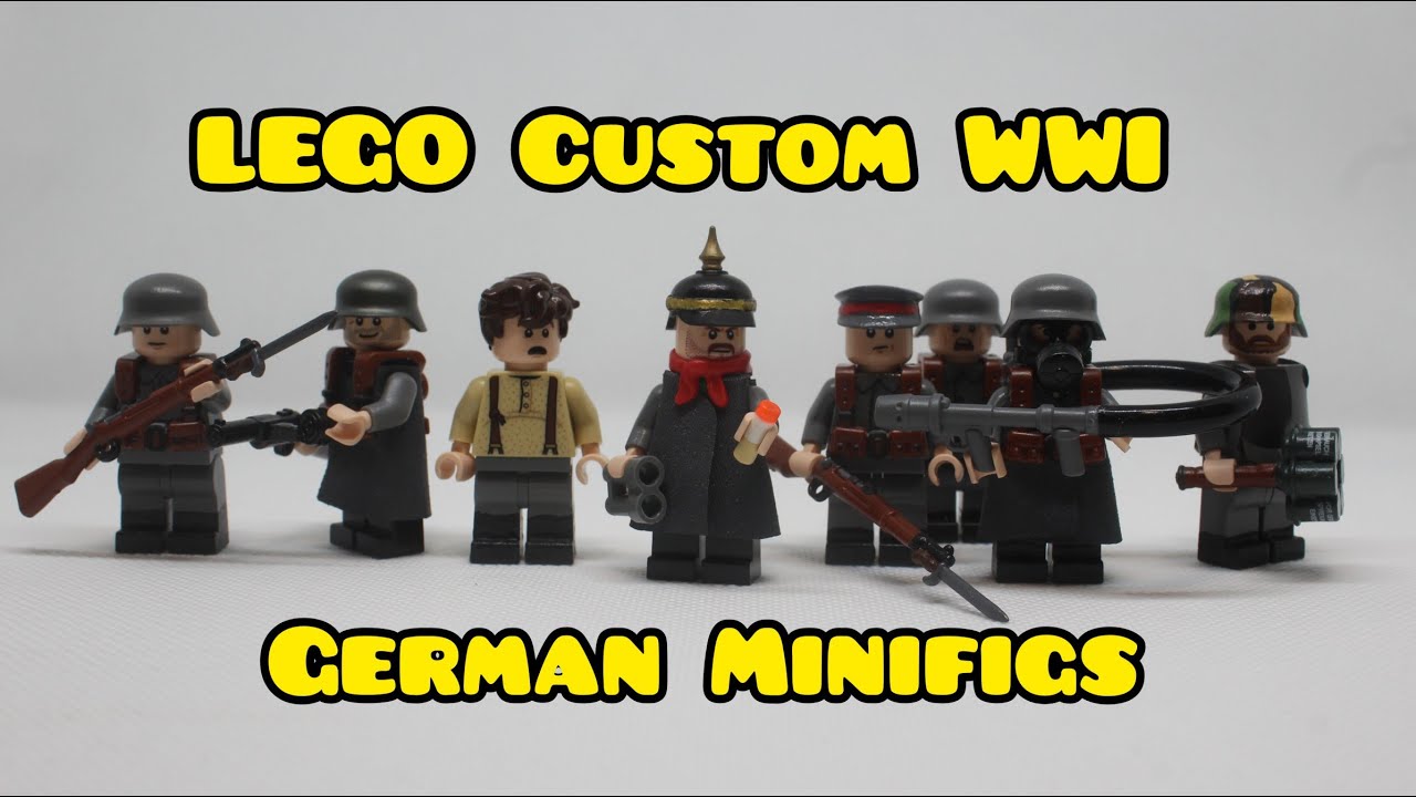 LEGO WW1 German Minifigs - YouTube