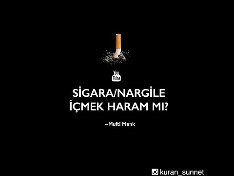 SİGARA/NARGİLE İÇMEK HARAM MI? -Mufti Menk (Turkish)