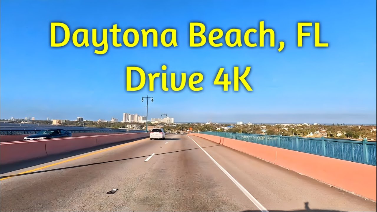 4K | Daytona Beach, Florida | Sunset Drive - YouTube