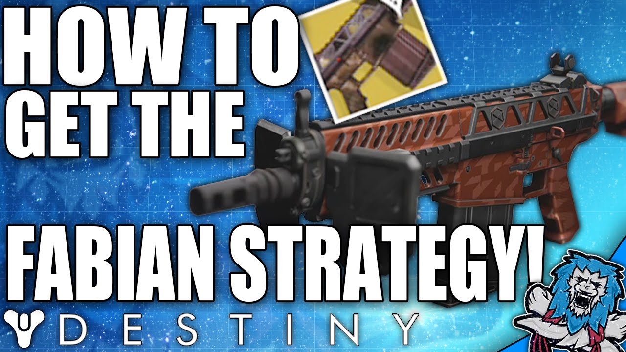 Destiny: How To Get The FABIAN STRATEGY Exotic Auto Rifle! (Very Easy ...