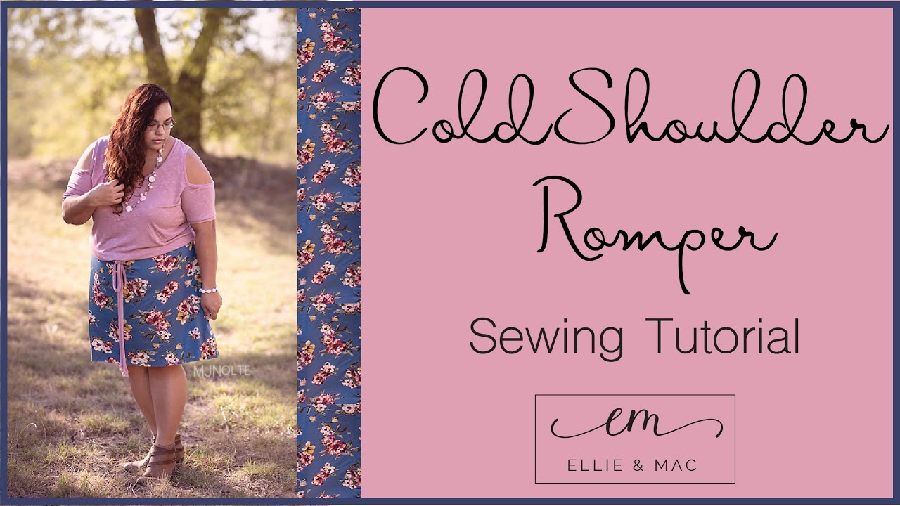 Sew the Cold Shoulder Romper & Dress Pattern Today! It is SO ...