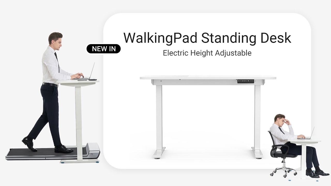 WalkingPad Height Adjustable Standing Desk - YouTube