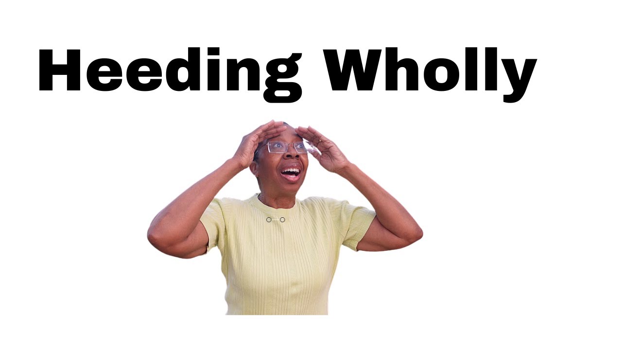 Stand Up! | Heeding Wholly | February 9, 2025 - YouTube