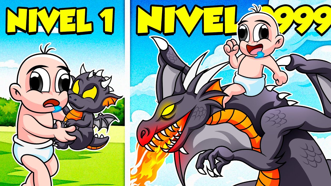 PASAMOS DE DRAGON NOOB A DRAGON LEGENDARIO 99999 😱 BEBE NOOB en ROBLOX ...