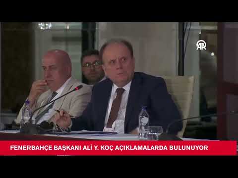 FENERBAHÇE BAŞKANI ALİ KOÇ AÇIKLAMALARDA BULUNDU   TFF Başkanlık Seçimi