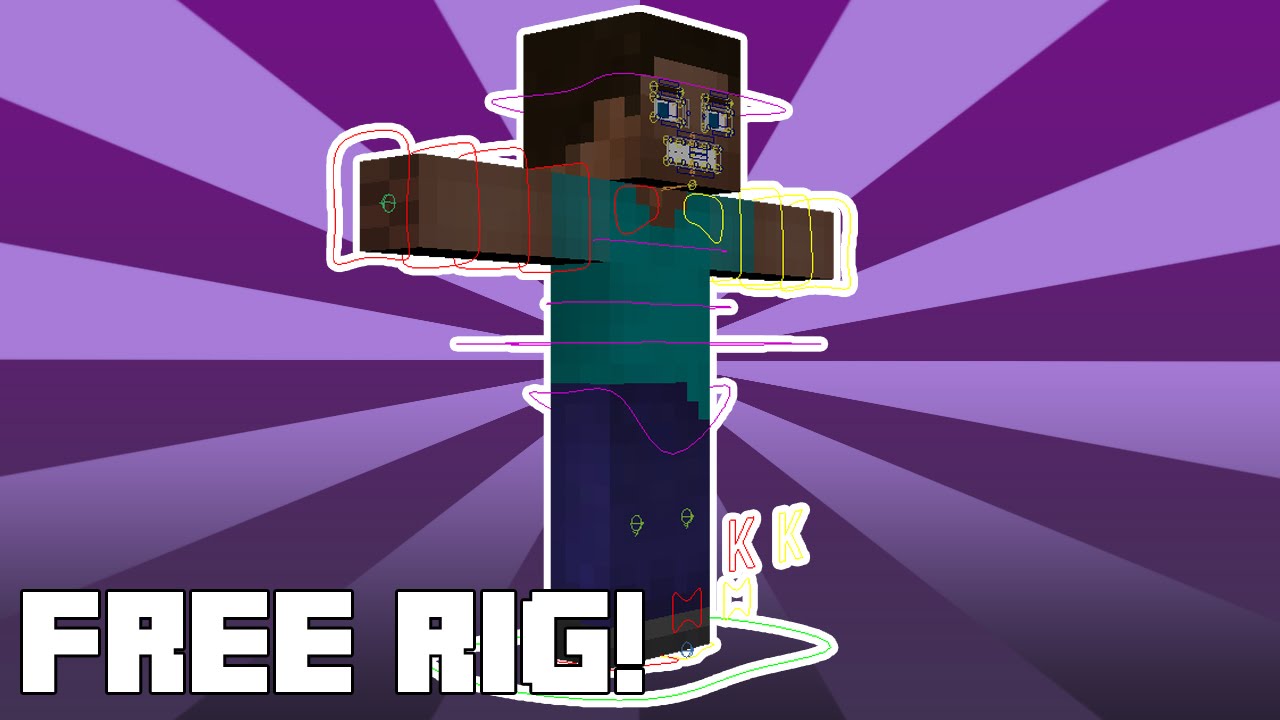 FREE! Minecraft Rig(Maya) - YouTube