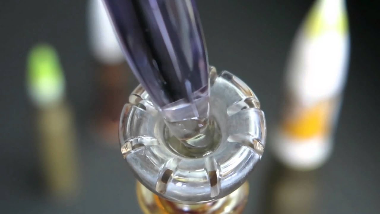 Clear Concentrate Dabs Using C2 Glass Purple Haze .50 Cal Bullet Dabber ...