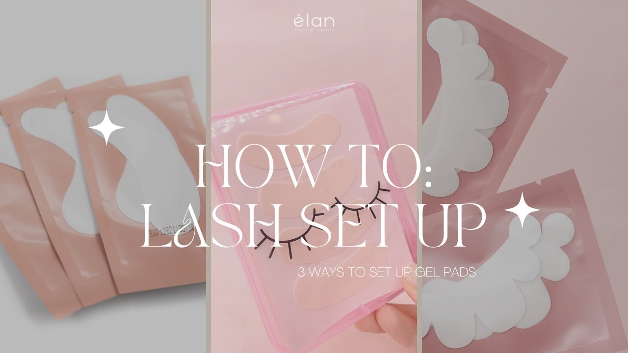 HOW TO: 3 ways to set up for lash extensions - YouTube