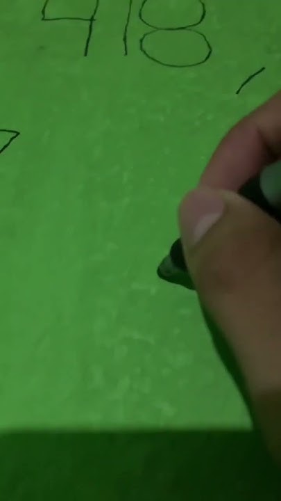 Día 35 escribiendo la serie de Fibonacci en mi pared. - YouTube