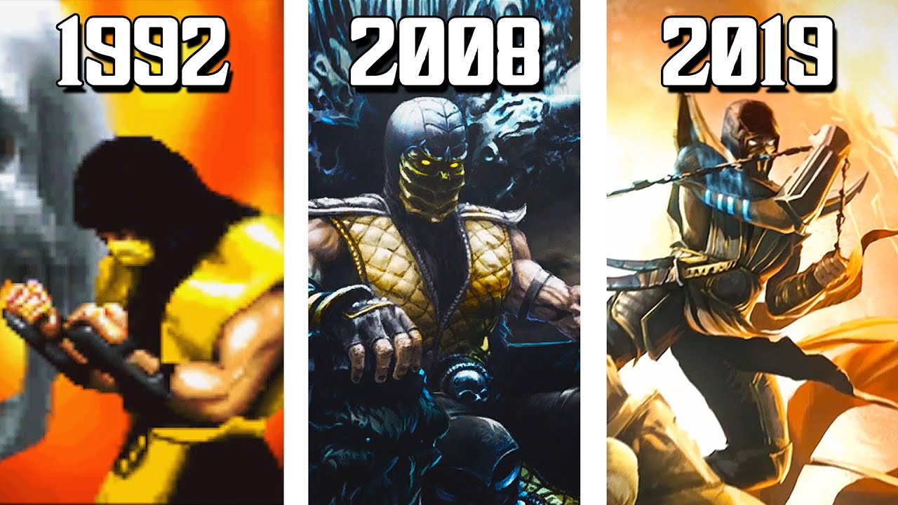 The Evolution of Scorpion's Mortal Kombat Arcade Endings! (1992-2019 ...