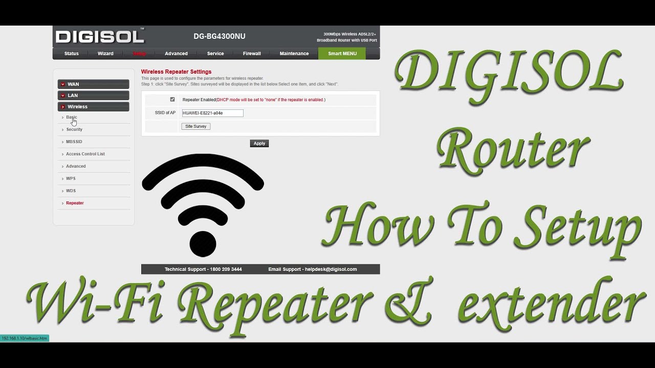 Digisol Modem Repeater Setup to increase Wi-Fi coverage | KMS Studio ...