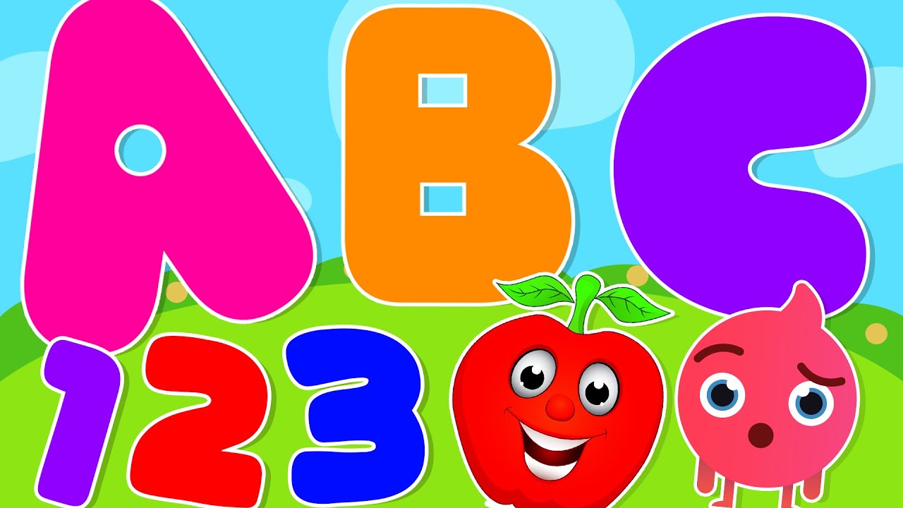 ABC, 123 & Shapes Learning Videos For Preschool | ABC And One Two Three ...