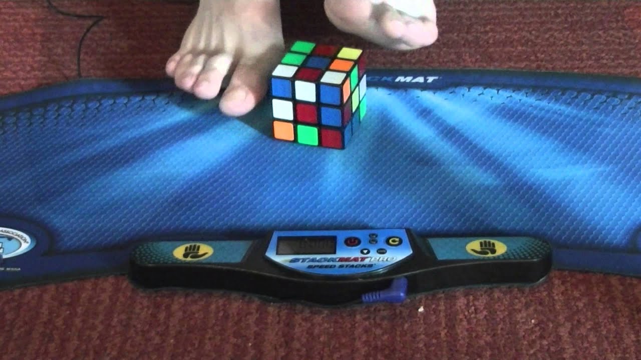 3x3 with feet: 47.13 winning average at US Nationals 2014 - YouTube