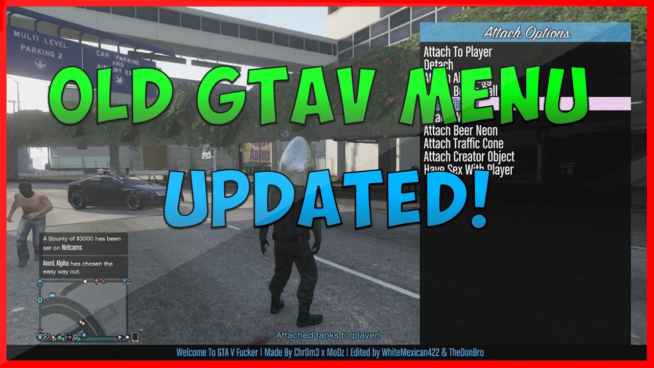 GTA 5 Online - Old Mod Menu Updated to 1.24 + Download! - YouTube