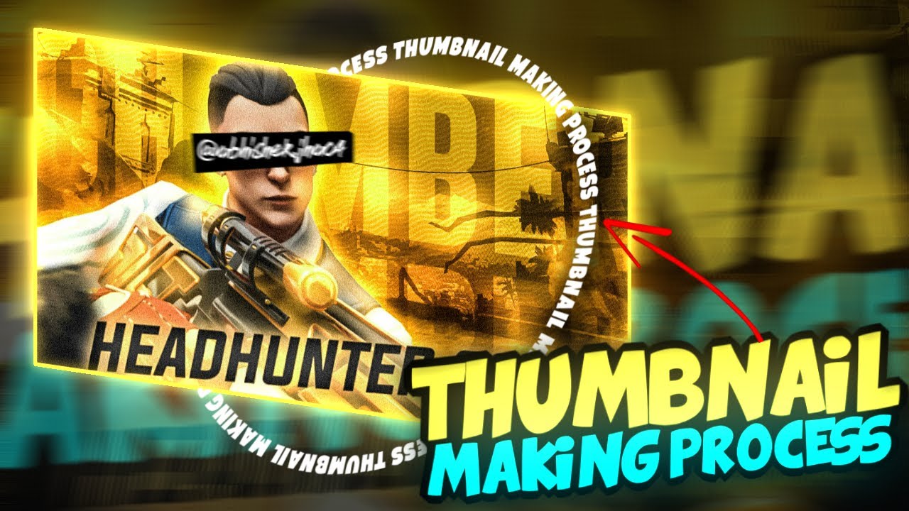Valorant Chamber Thumbnail Making Process || Abhishek Jha - YouTube